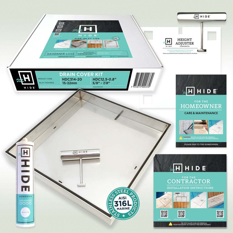 Drain Covers - SKL: Skimmer Lids & Covers Drain Cover Kit out of sight