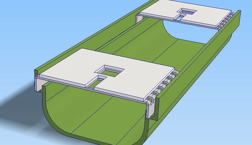 Linear Drain Covers - HIDE Skimmer Lids - Landscape Strip Cover
